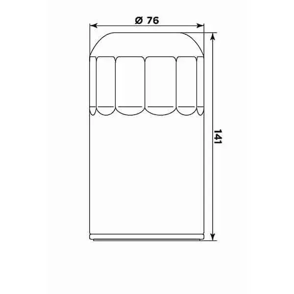 MIW HD17003 filter ulja | Motoland